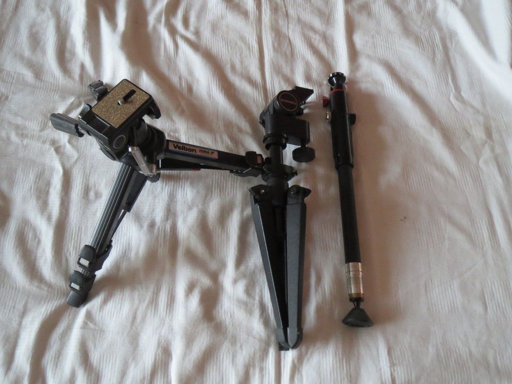 Stativ, Velbon , Bushnell, mini-F, Fotos,Spektiv, Tripod (Gebraucht) in ...