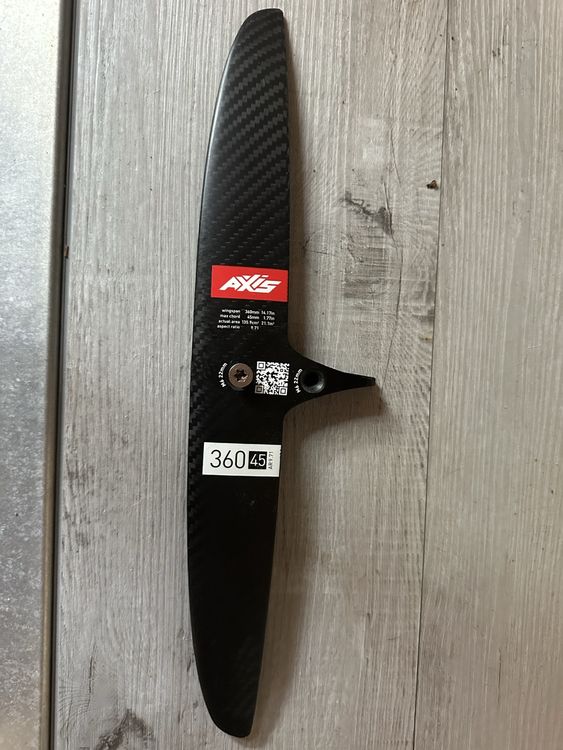 Axis Skinny - 360/45 Carbon Rear Hydrofoil Wing (Gebraucht) in Yverdon ...