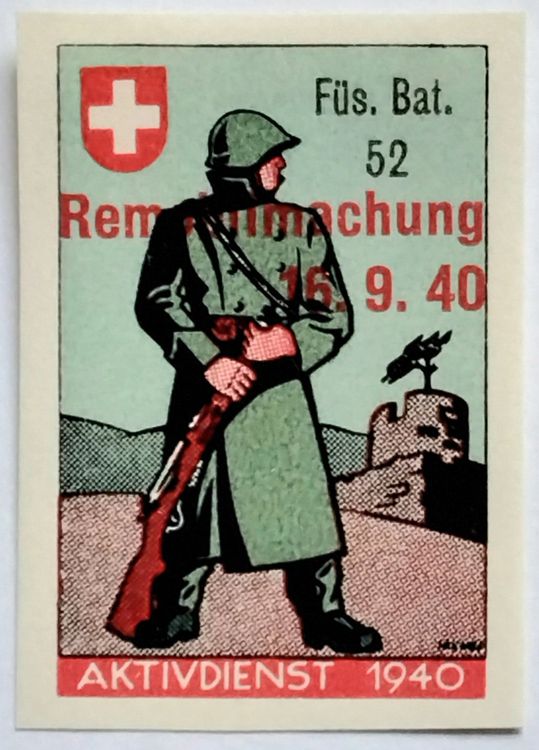 Soldatenmarke 2.WK, Füs Bat 52, Remob 1940, ge, Wi Inf 385-2 | Kaufen ...