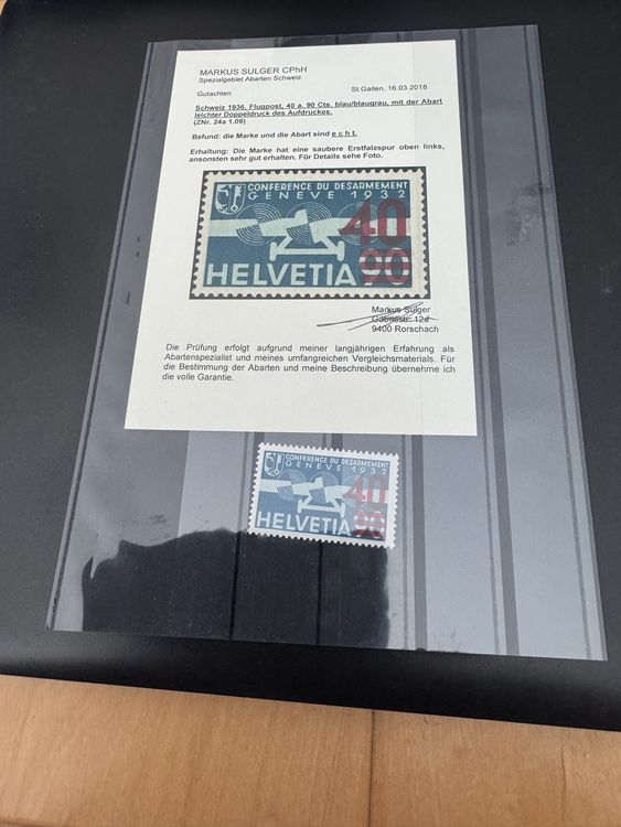 Abart leichter Doppeldruck (Neu (gemäss Beschreibung)) in Uster für CHF 22 – mit Lieferung auf ...