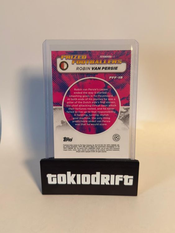 2024/25 Topps Finest Robin Van Persie Prized Footballers (Gebraucht) in ...