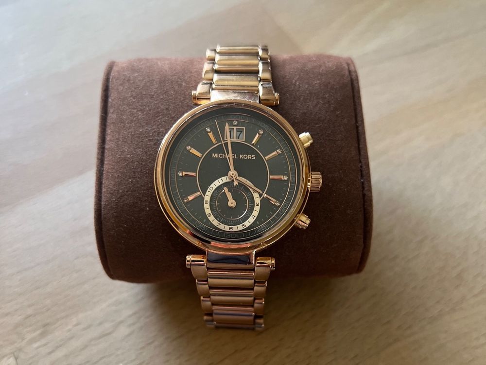 Michael Kors Sawyer Chronograph Damenuhr | MK6226 (Gebraucht) in ...