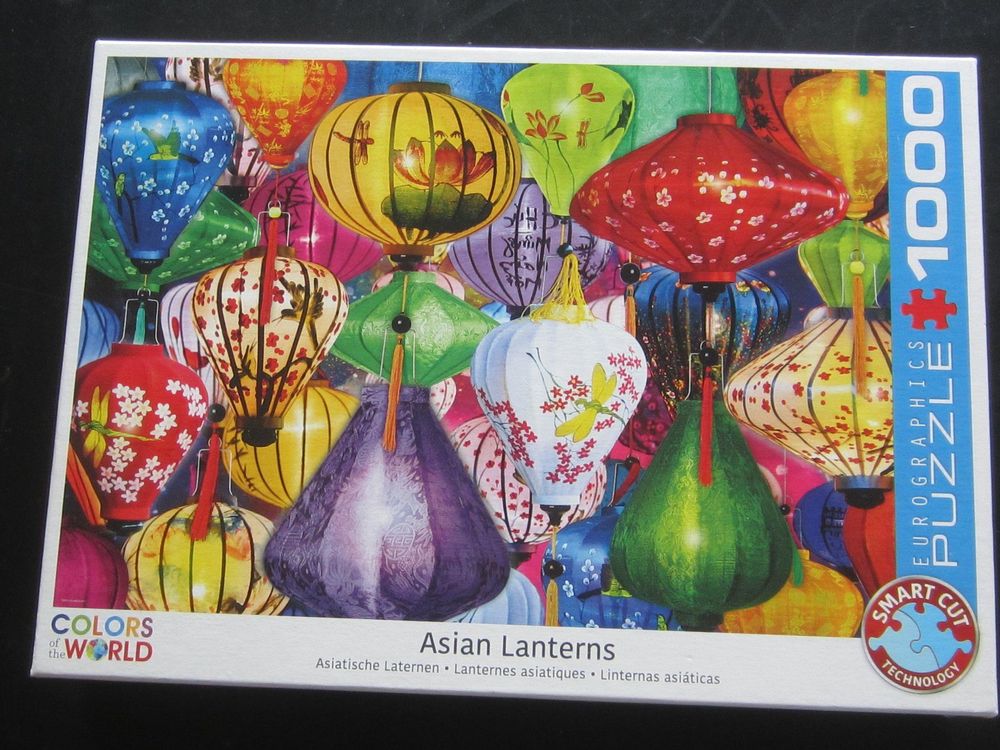 Puzzle Asian Lanterns Eurographics Puzzle 1000 (Gebraucht) in Hünibach ...