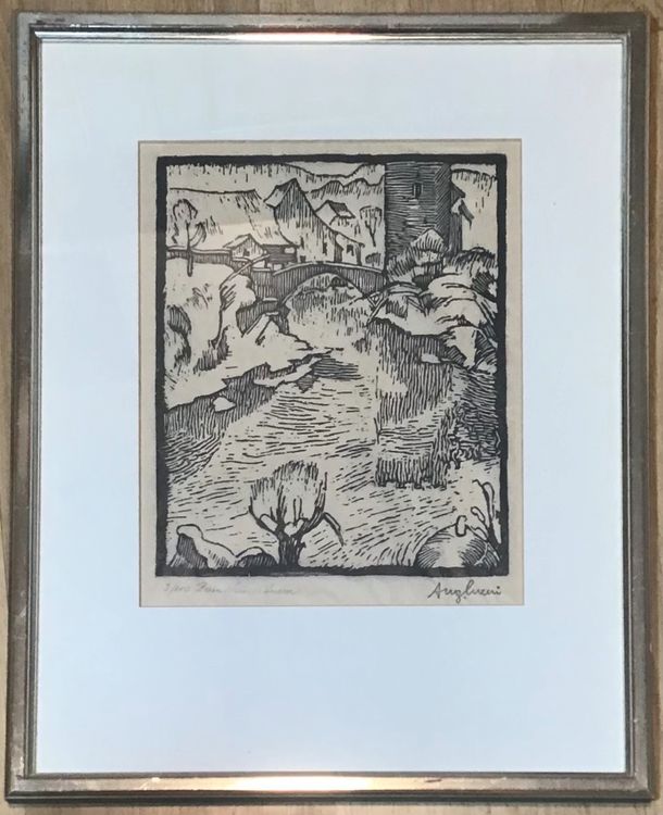 August CUENI (1883-1966) Holzschnitt Handnummeriert | Kaufen auf Ricardo