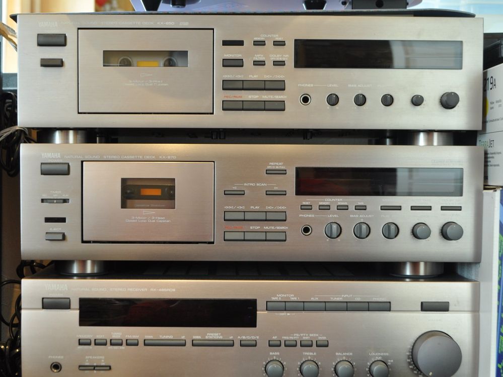 Yamaha Natural Sound Stereo Cassette Deck KX-650 * Titan (Defekt) in ...