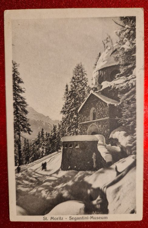 St. Moritz Segantini-Museum 1925 frankiert (Gebraucht) in Melchnau für ...