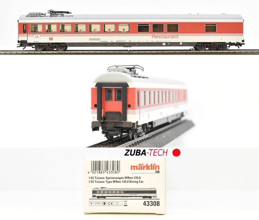 Märklin 43308 Speisewagen WRmz DB H0 WS Digital mit OVP (Gebraucht) in ...