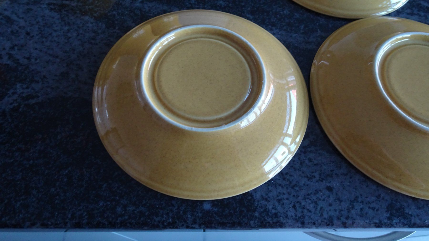 Rössler: 2 Tassen mit Unterteller Senffarbig meli versand mö (D ...