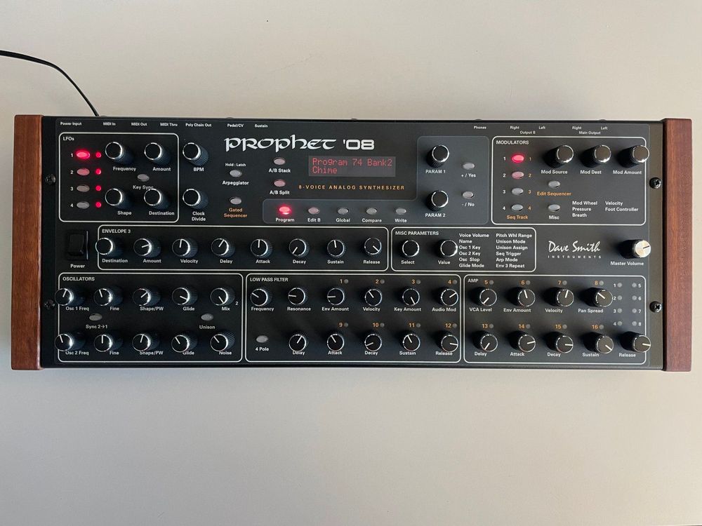 Sequential Prophet 08 Rev.1 Desktop Synthesizer (Dave Smith) (Gebraucht ...