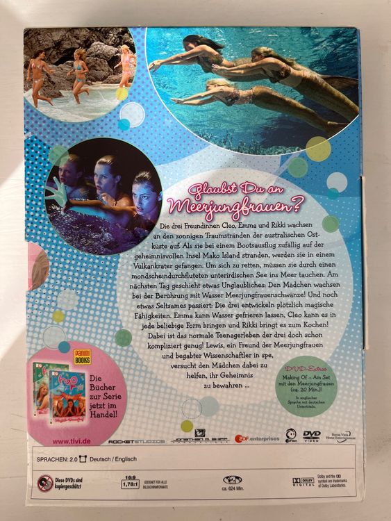 H2O plötzlich Meerjungfrauen - 1 & 2 Staffel DVD 📀 (Neu (gemäss Beschreibung)) in Sierre für CHF ...
