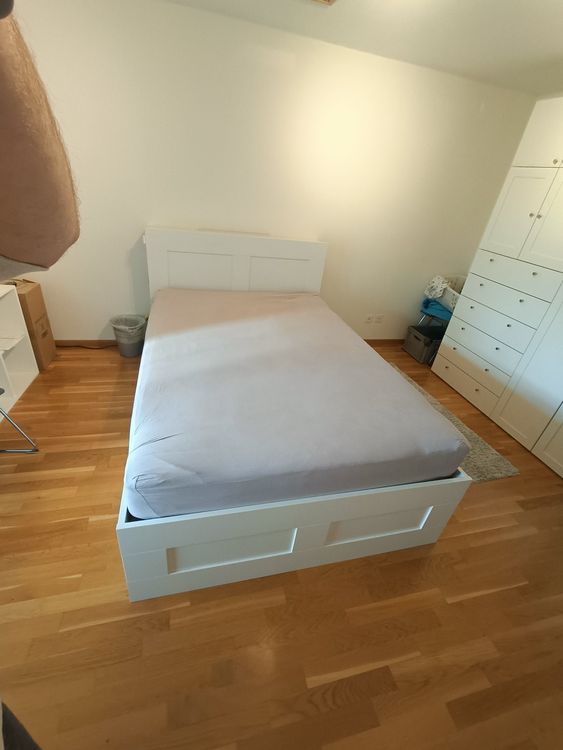 IKEA Brimnes Bett 140 x 200 mit Kopfteil | Kaufen auf Ricardo