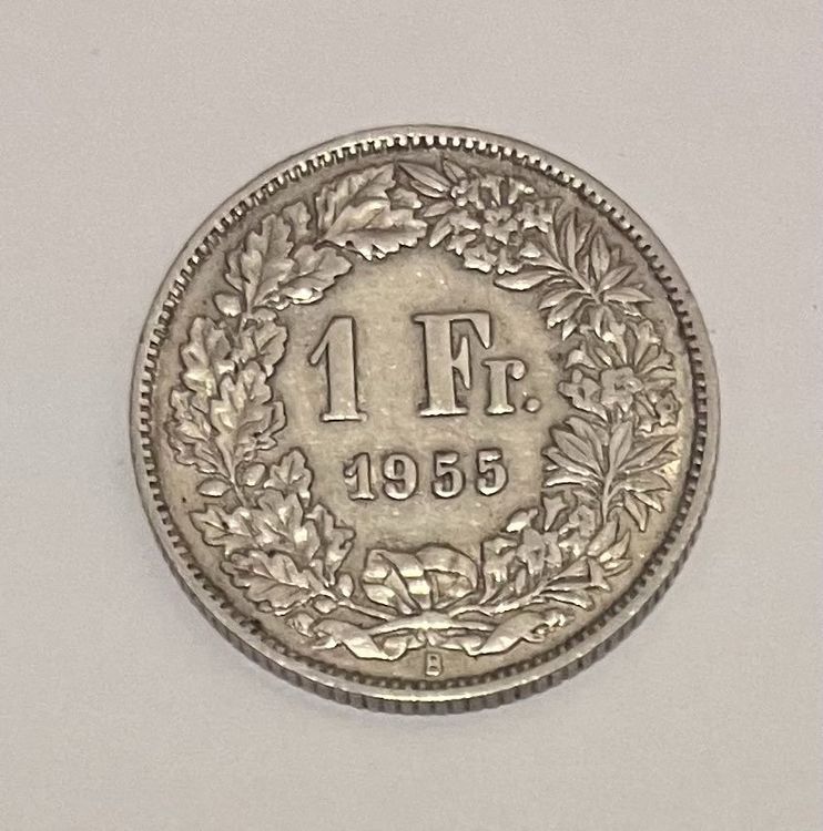 1 Franken 1955 (Gebraucht) in Herrliberg für CHF 8 – mit Lieferung auf Ricardo kaufen