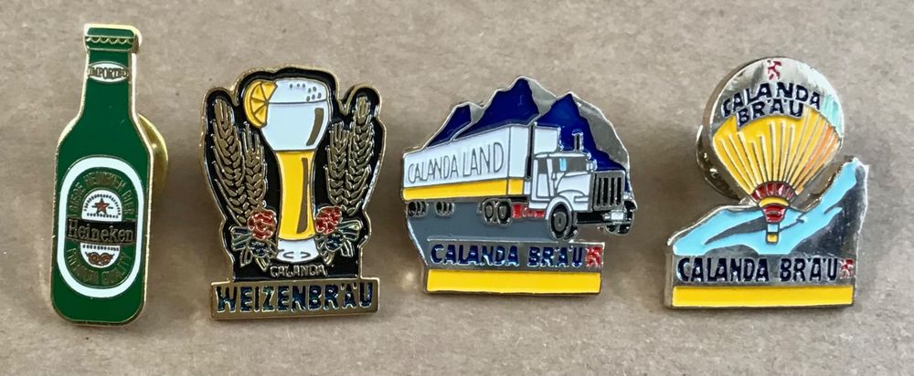 Calanda Bräu und Heineken Bier Pins | Kaufen auf Ricardo