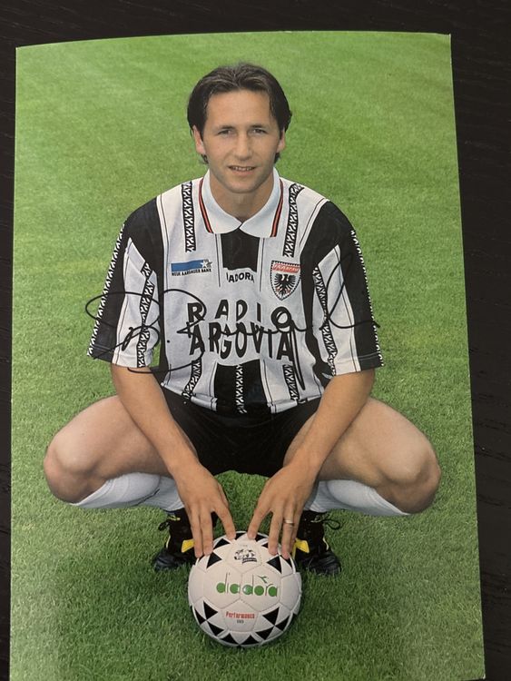 Signierte Autogrammkarte Renato Brugnoli FC Aarau | Kaufen auf Ricardo