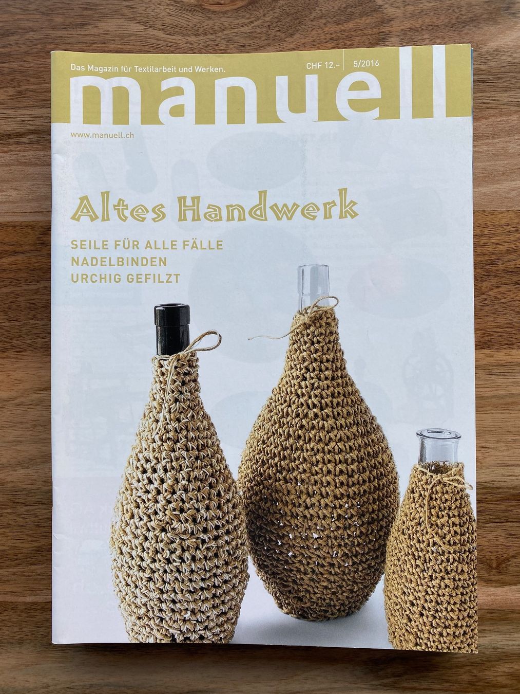 manuell - Magazin für Textilarbeit und Werken, 4 Stück (Neu (gemäss ...