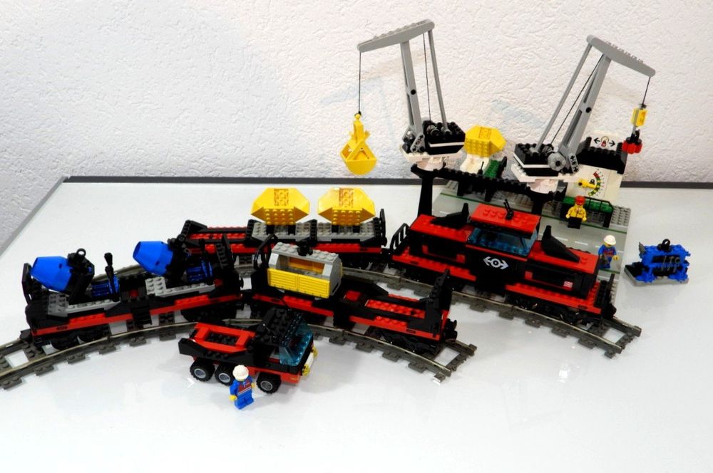 LEGO EISENBAHN 4565 SCHWERER GÜTERZUG MIT VERLADESTATION (Gebraucht) in ...