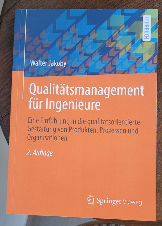 Walter Jakoby Qualitätsmanagement für Ingenieure 2. Auflage | Acheter ...