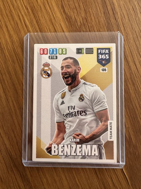 Fifa 365 Karim Benzema/ Adrenalyn Panini (Neu (gemäss Beschreibung)) in ...