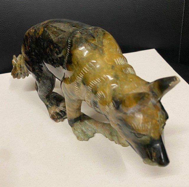Schöner Speckstein Schäfer Figur Deko , Handarbeit (Gebraucht) in ...