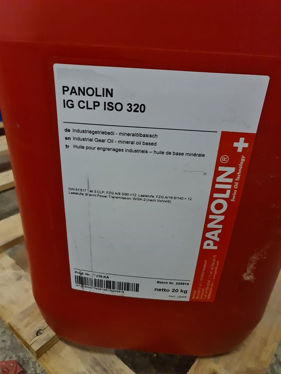 84. Panolin IG CLP ISO 320 Industriegetriebeöl ab 1 (Gebraucht) in ...