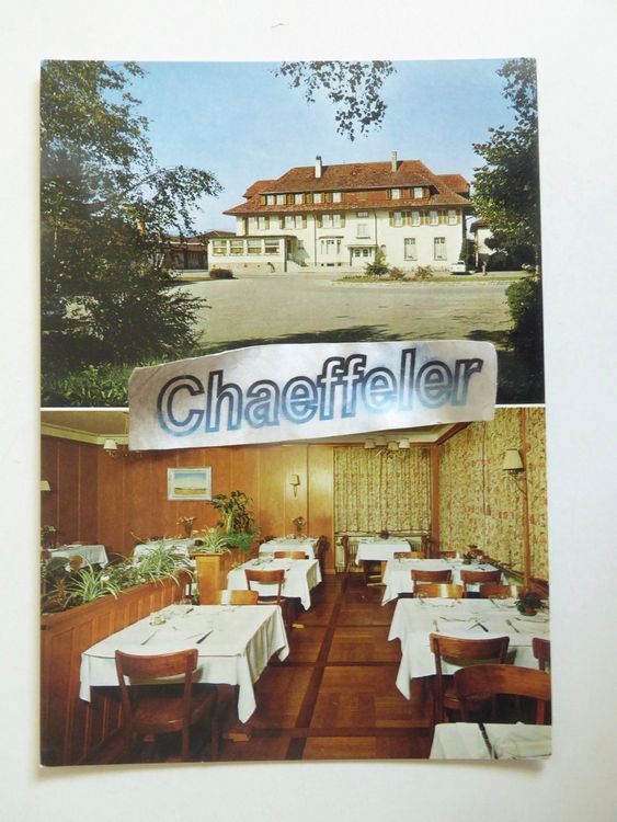 Hotel - Restaurant Worbenbad Worben bei Lyss / Werbekarte (Gebraucht) in Zürich für CHF 3 – mit ...