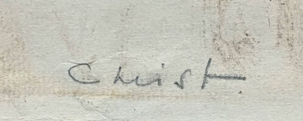 Martin Alfred CHRIST (1900-1979) Grosse Mischtecknik (Gebraucht) in Root für CHF 25 – mit ...