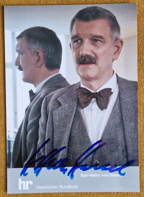 Karl Heinz von Hassel - original signierte Autogrammkarte (Gebraucht ...