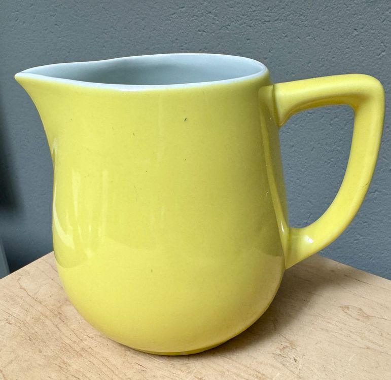 Toller alter Krug Rössler gelb 1 Liter - 14 cm hoch (Gebraucht) in ...