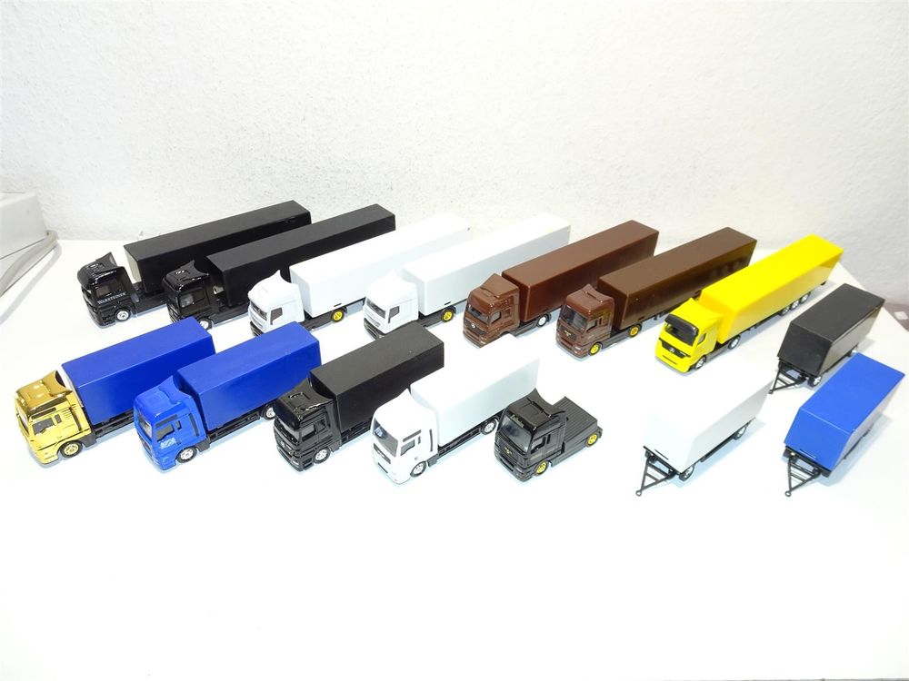 12 Lastwagen LKW Sattelschlepper HO | Kaufen auf Ricardo