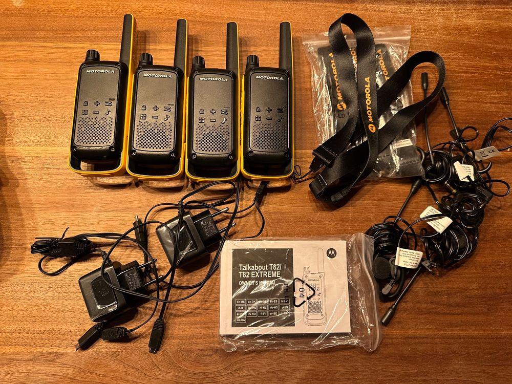 Funkgeräte Motorola T82 Extreme 4er Set (Gebraucht) in Sarmenstorf für ...