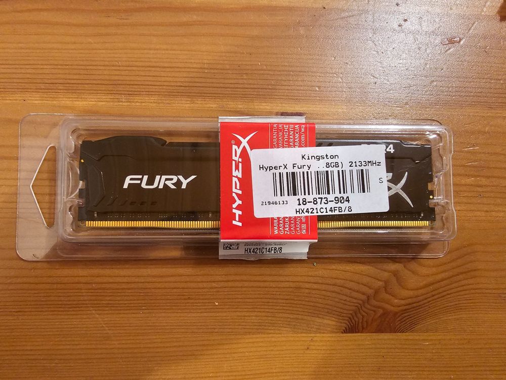 Hyper X Fury 8gb 2133MHz | Kaufen auf Ricardo
