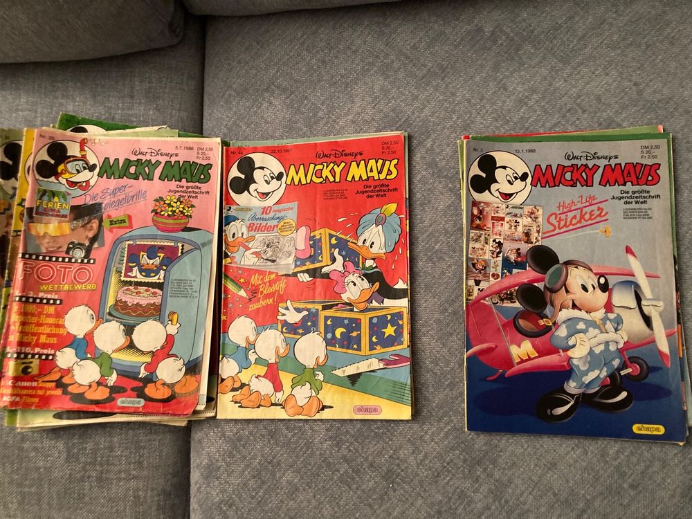49 Mickey Mouse Hefte (Gebraucht) in Urdorf für CHF 45 – mit Lieferung auf Ricardo kaufen