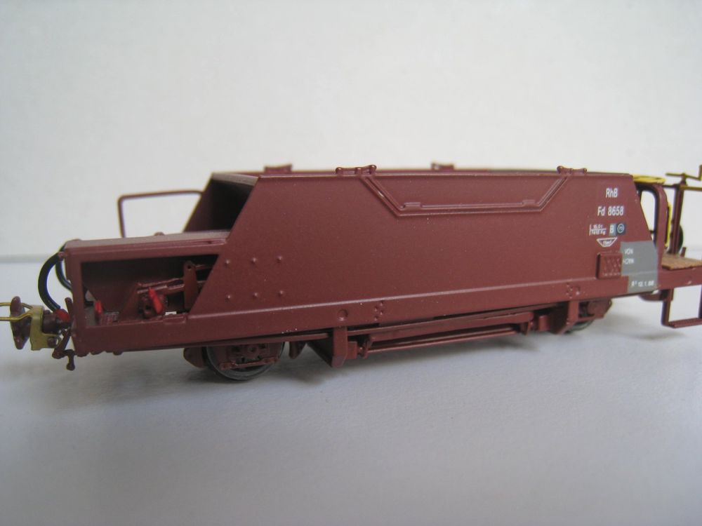 Hobby-Modells, 1 x Rhb Fd 8658 braun + 1 x FO Fd 4853 grau (Gebraucht ...