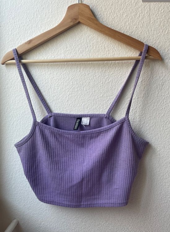 Lila Crop Top | Kaufen auf Ricardo