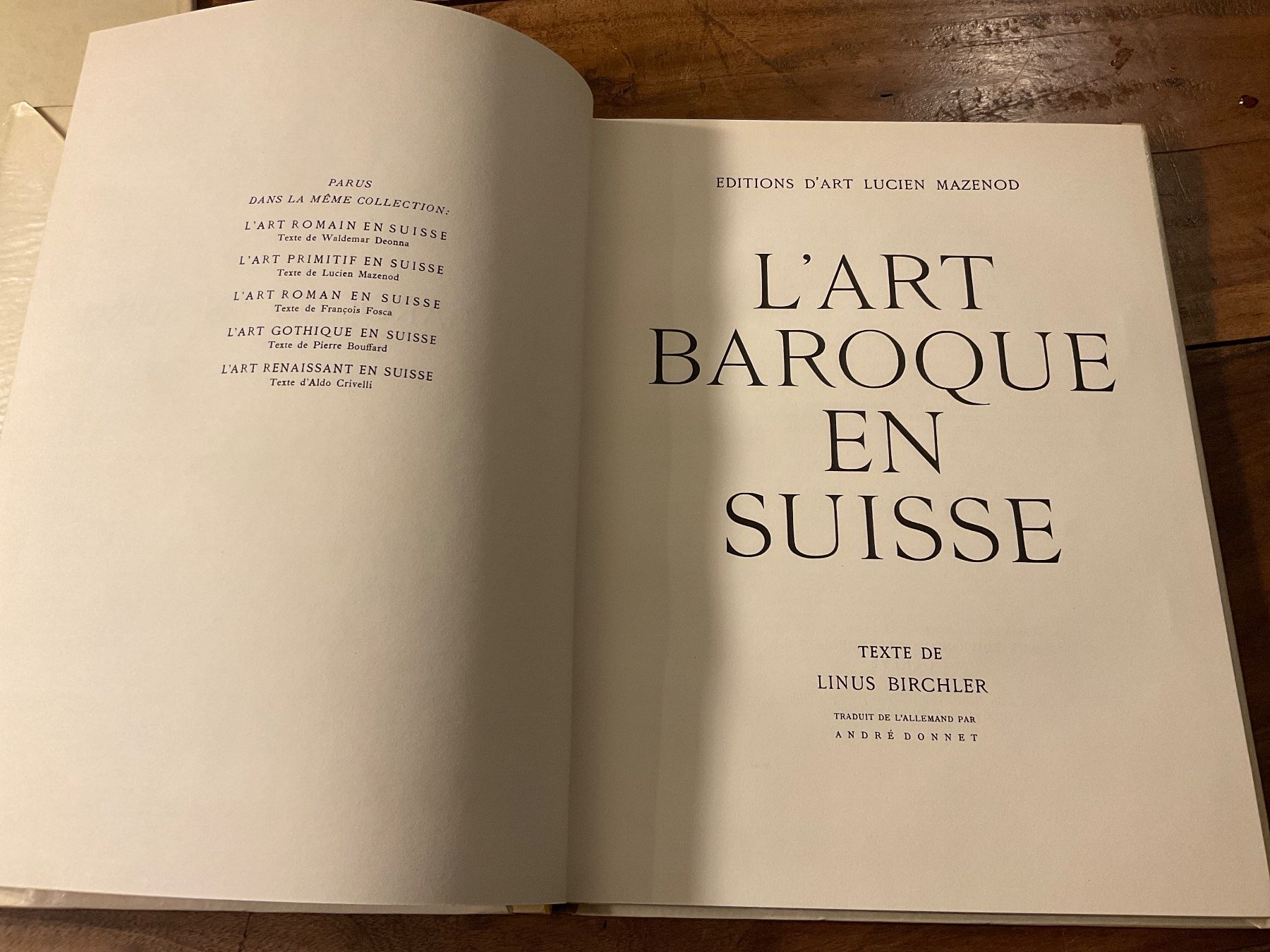 L'art baroque en Suisse - Edition Mazenod 🖼 (D'occasion) à Avenches ...