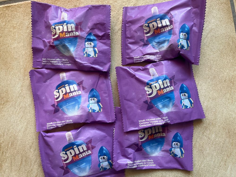 6 paquets Spin Mania Migros | Kaufen auf Ricardo