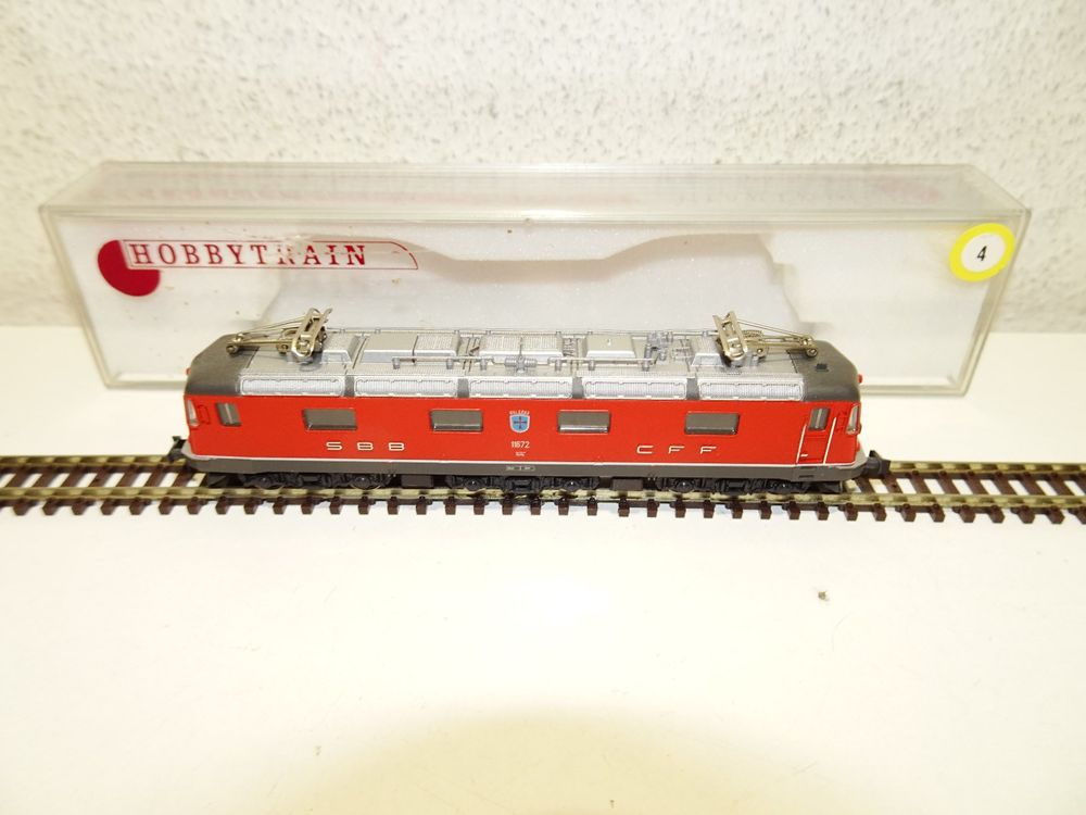 Kato Hobbytrain Lokomotive SBB 11672 Re 6/6 Digi Spur N 1107 (Gebraucht ...
