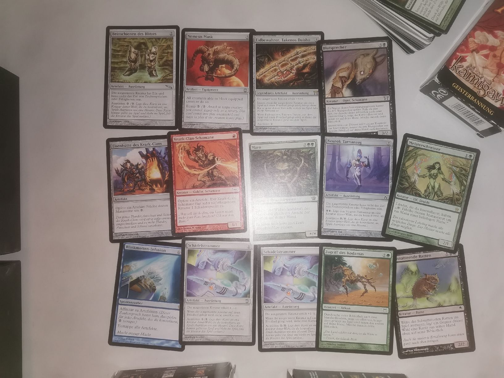 Magic The Gathering MTG Karten Sammlung Spielkarten (Gebraucht) in ...