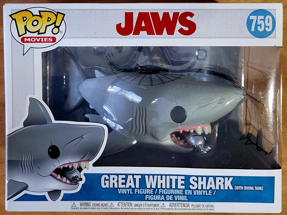 Funko Pop Jaws Great White Shark with Diving Tank (Neu und ...