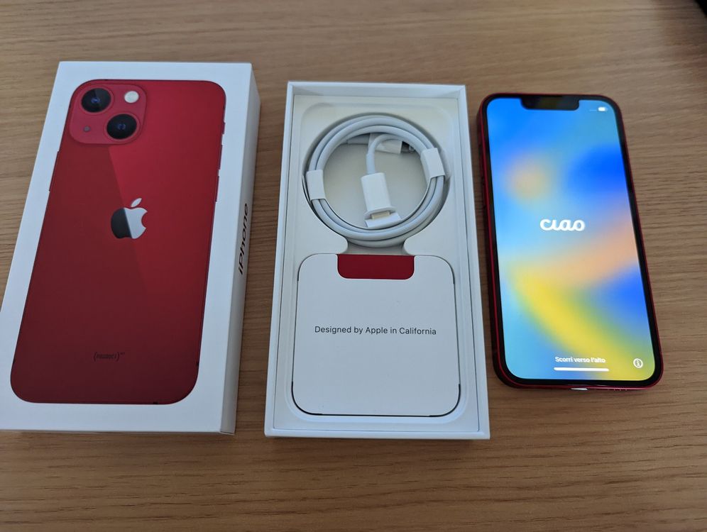 Apple iPhone 13 mini RED (Neu (gemäss Beschreibung)) in Buttikon SZ für ...