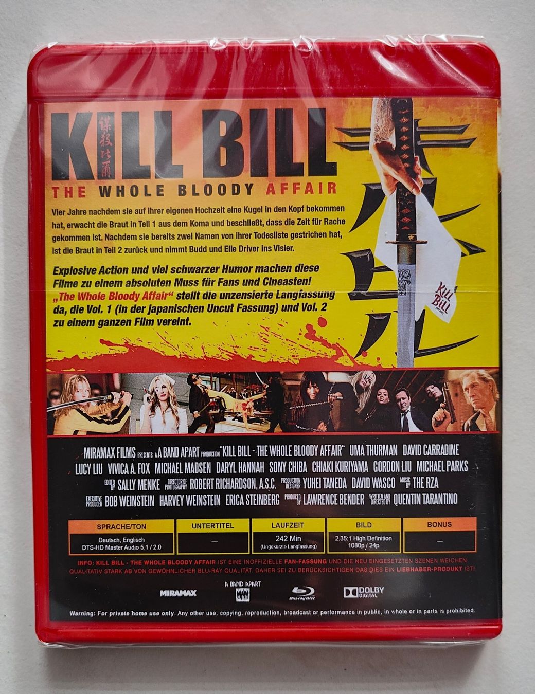 BD - Kill Bill - The Whole Bloody Affair (USA 2003-2004) (Neu und ...