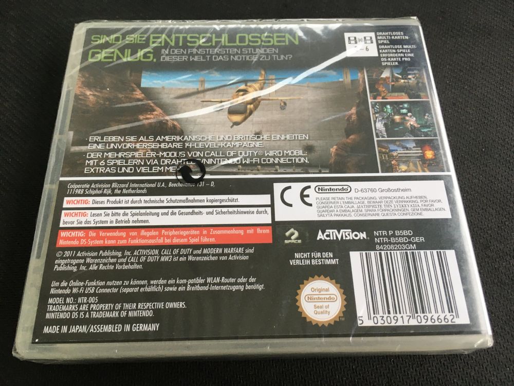 Call of Duty MW3 für Nintendo DS (Neu/OVP) (Neu und originalverpackt ...