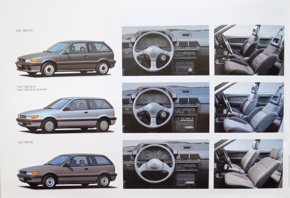 Prospekt Mitsubishi Colt von 1990 inkl. Preisliste ( CH ) (Neu (gemäss Beschreibung)) in ...