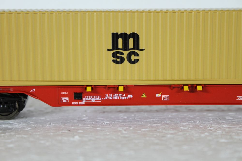 Roco 76630 Container-Doppeltragwagen MSC DB Schenker (Gebraucht) in für ...