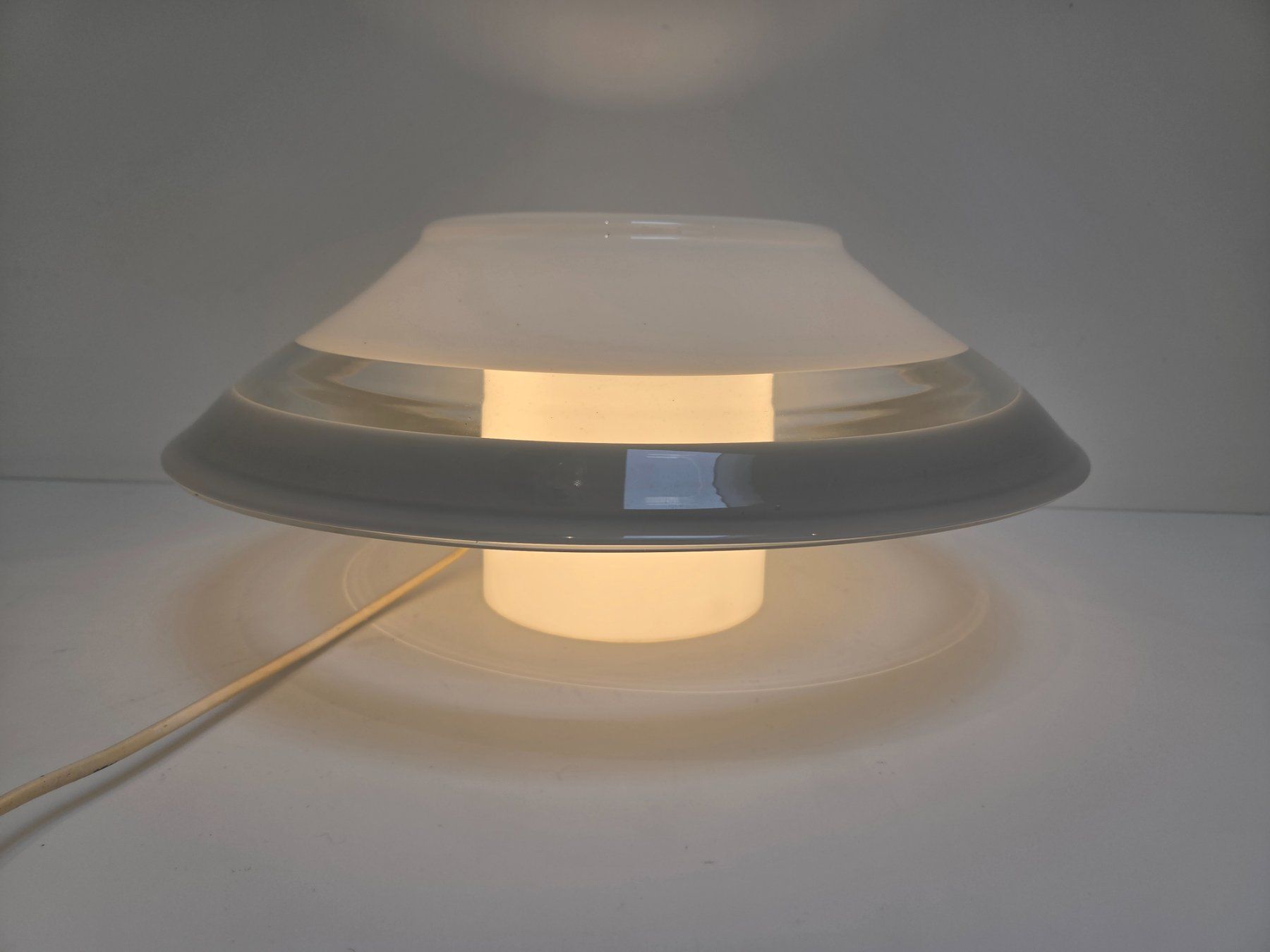 Vintage Space Age Design Lampe Murano Vetri Glas in den 70er (D ...