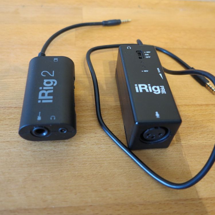 IRig 2 und iRig Pre Audio Interface für Gittarist und Band (Gebraucht ...