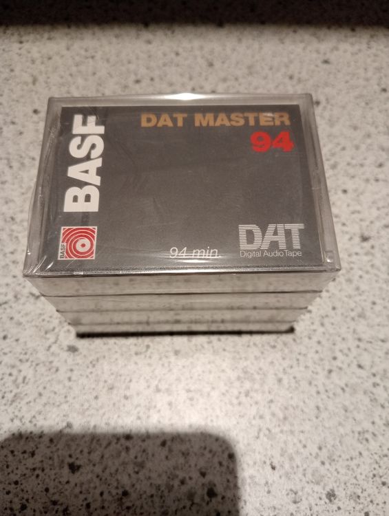 4 BASF DAT Master 94 Kassetten neu (Neu und originalverpackt) in ...