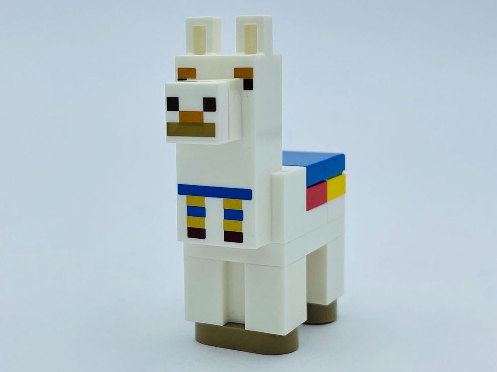 Minecraft Alpaca / Llama, White - Brick Built (minellama02) (Neu ...