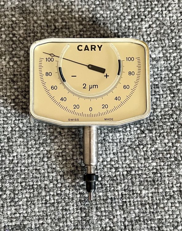 CARY Comparator Messuhr 2 Mikrometer Auflösung ölgedämpft (Gebraucht) in Zürich für CHF 30 – mit ...