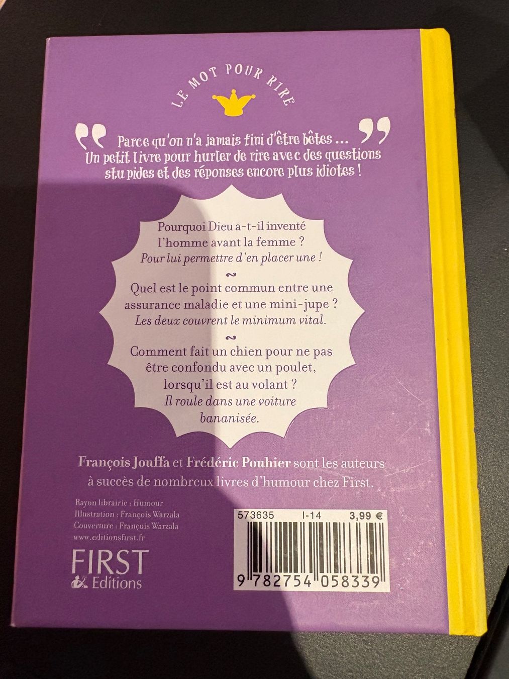 Devinettes et questions idiotes: livre d'humour 😜😂🤣 (Gebraucht) in ...